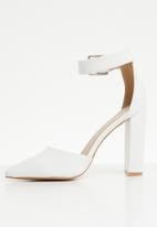 Farrah ankle strap heel - white Superbalist Heels | Superbalist.com