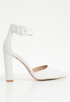 Farrah ankle strap heel - white Superbalist Heels | Superbalist.com
