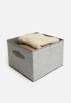 Collapsible storage box - grey Sixth Floor Storage & Organisation ...