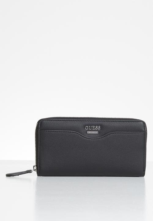Modesto medium zip purse - black