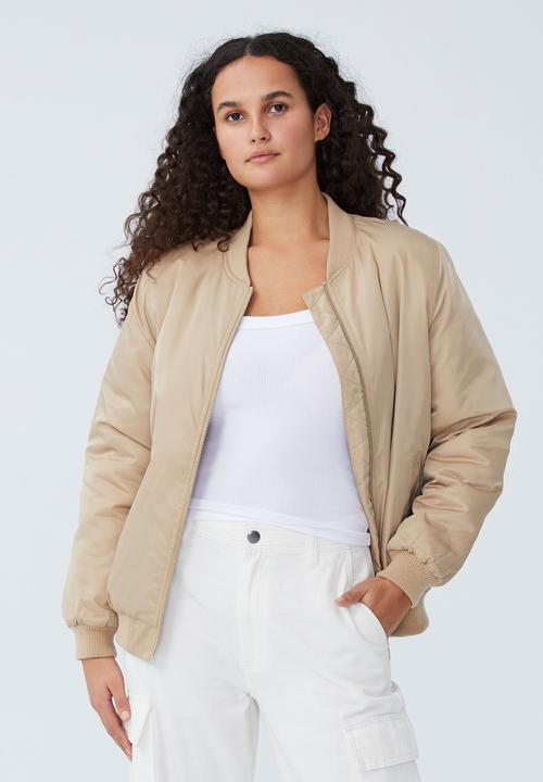The bomber jacket - earth sand Cotton On Jackets | Superbalist.com