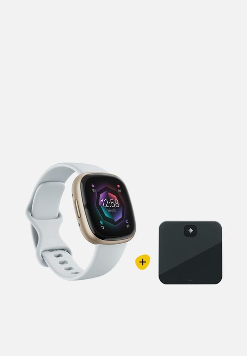 Sense 2 smartwatch combo- Blue Mist