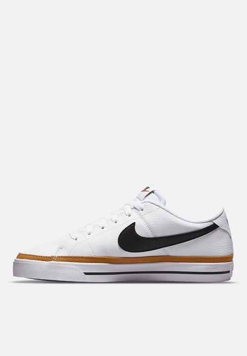 Nike court legacy next nature - dh3161-100 - white/black-desert ochre ...