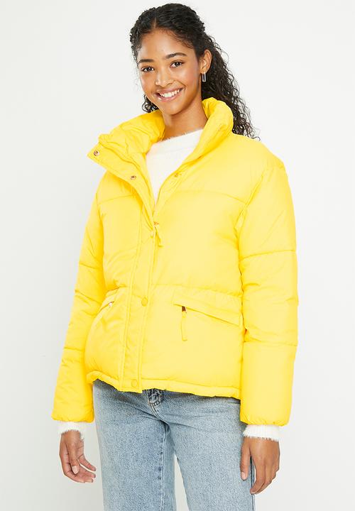 Puffer jacket - yellow
