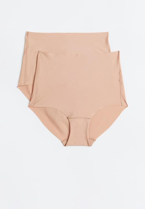 2-pack invisible light shaping briefs - beige - 0307239020