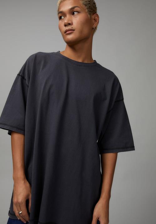 The box fit shirt - washed black