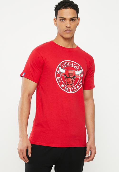 Men's core badge print T-shirt - Chicago bulls - red