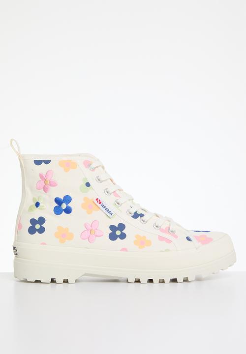 2341 Alpina lil flowers - abz white avorio multi flow - florals
