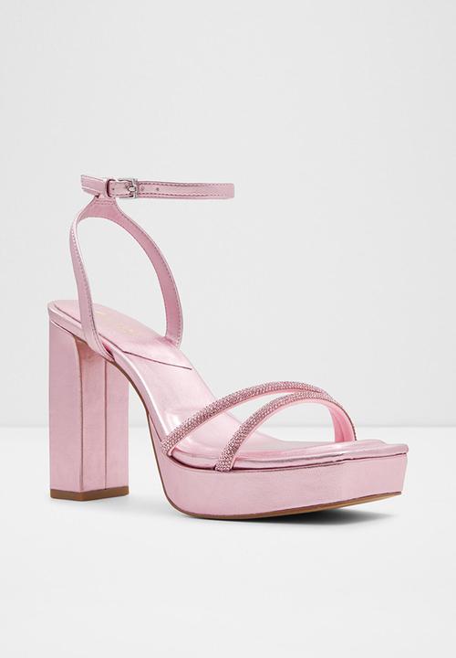 Tintin ankle strap platform - pink