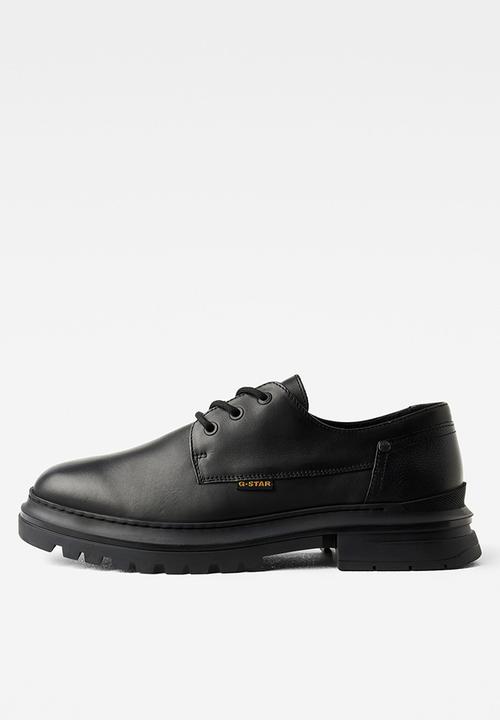 Millery derby leather - black