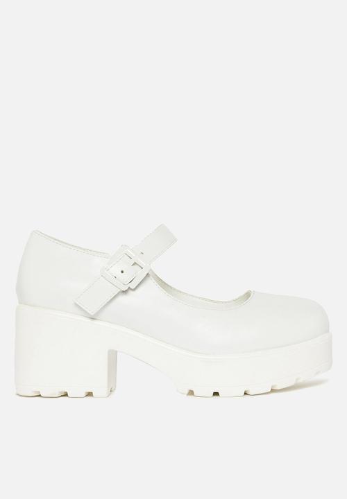 Tira mary jane - white