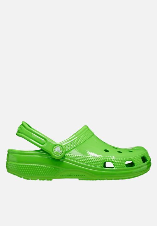 Classic neon hl clog - green slime