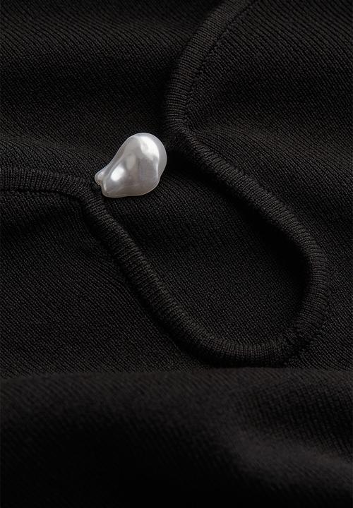 Bead-detail top - black - 1206979001