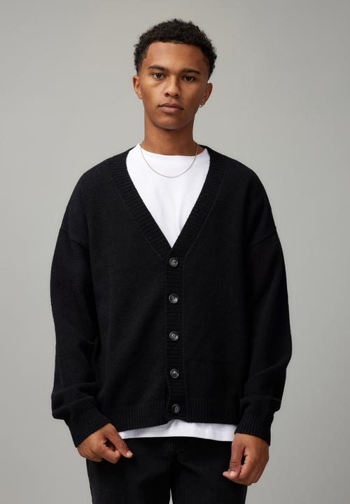 Boxy Cardigan - Black