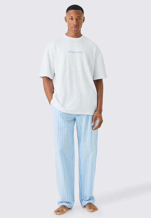 Waffle slogan lounge t-shirt - white
