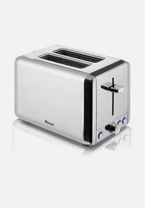 Classic 2 Slice Stainless Steel Toaster - Silver