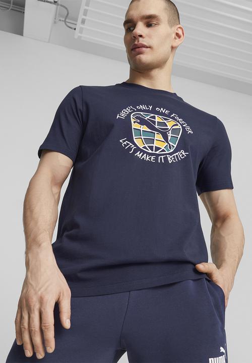 Graphics forever better tee m - puma navy