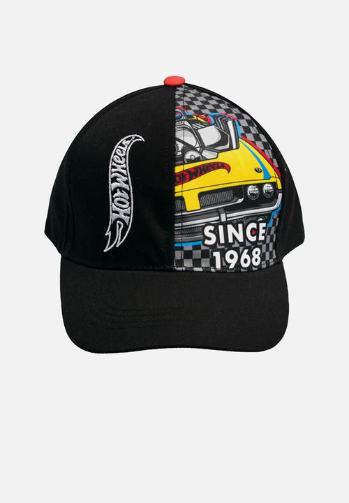 Hot wheels peak cap - black