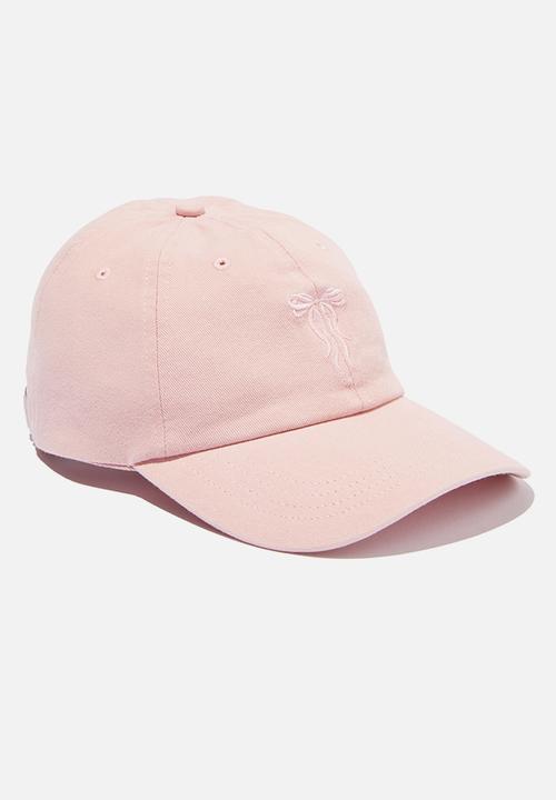 Classic dad cap- pink bow