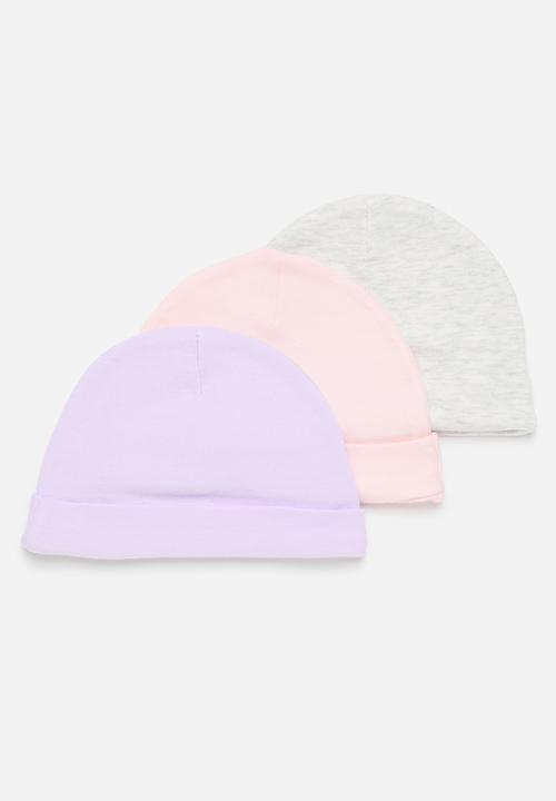 3 Pack beanie set-multi