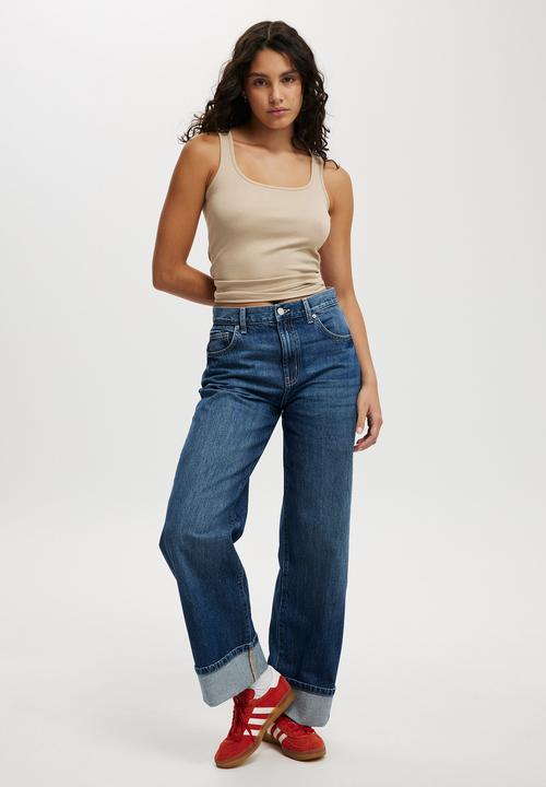 Loose Cuff Jean - Pure Blue