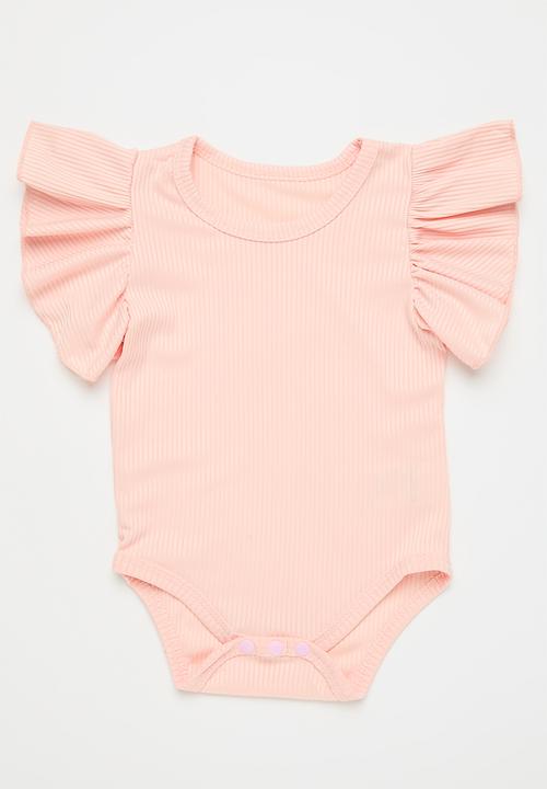 Frilled body vest-orange