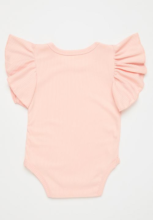 Frilled body vest-orange