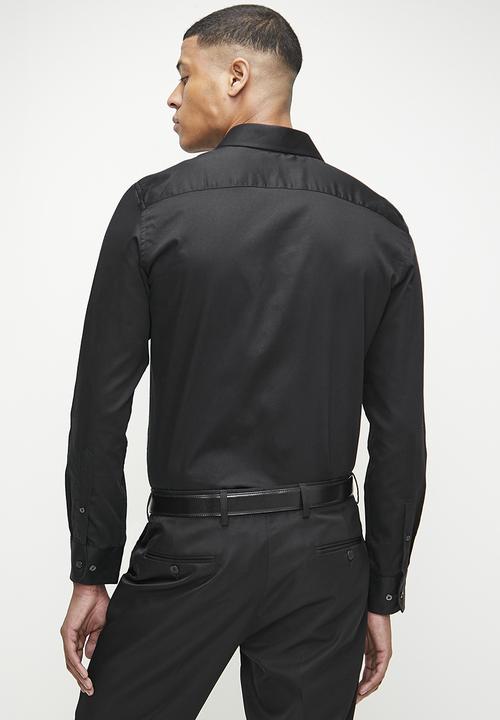 Custom Fit Greig Shirt - Black