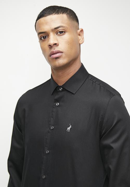 Custom Fit Greig Shirt - Black