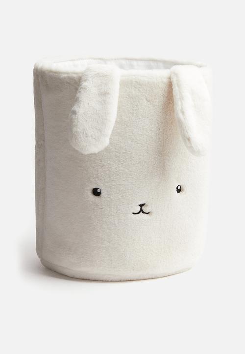Fluffy storage basket - white/bunny - 1252993001