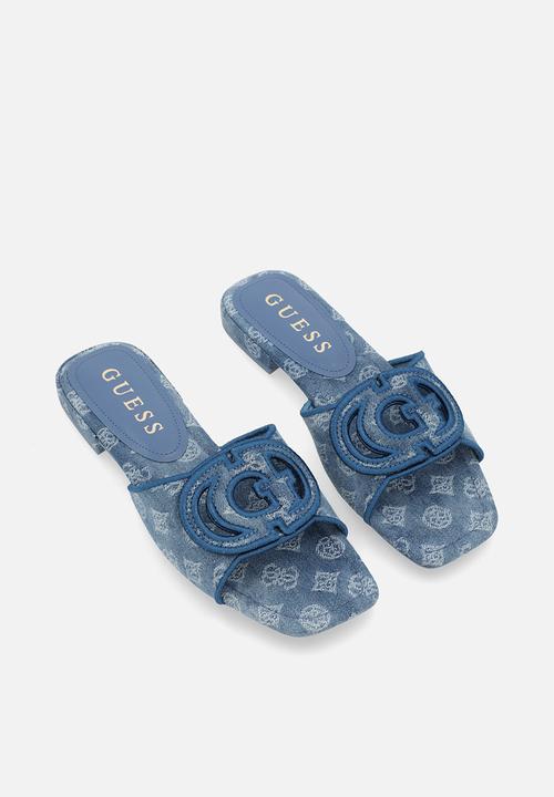Jacquard slide - blue
