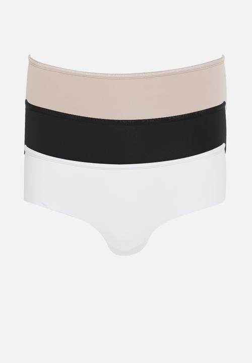 3 pack boyleg - black/mocha/white