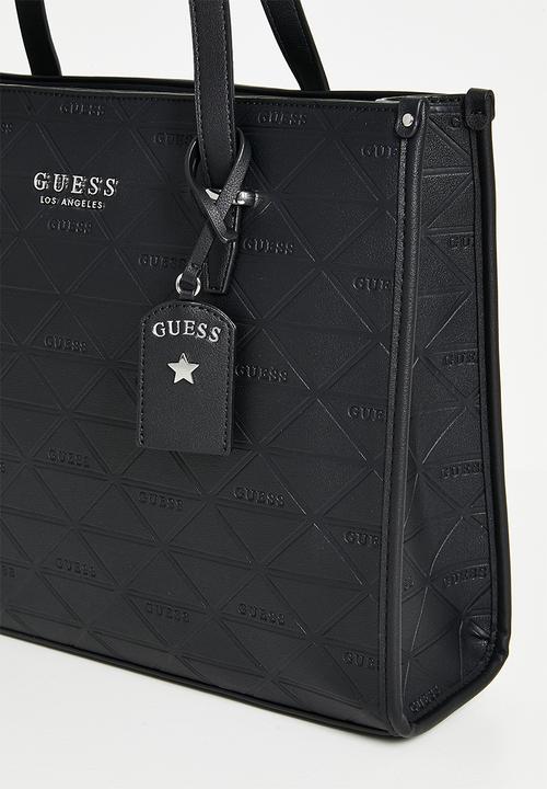 Finneas carryall crossbody bag- black