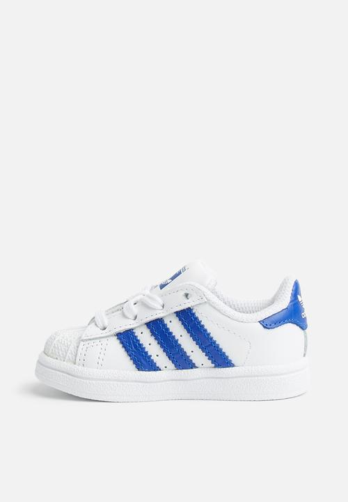 Infants superstar I - white/blue/blue