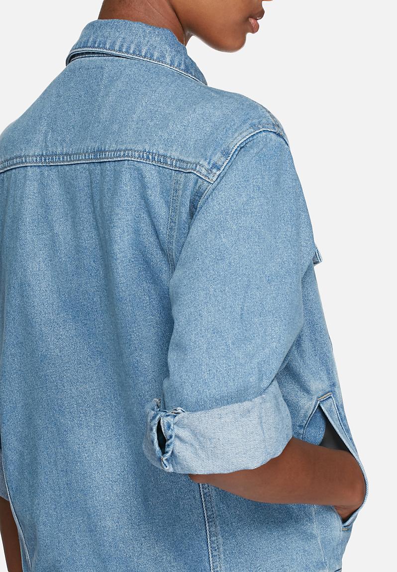 Cool denim jacket - light blue denim ADPT. Jackets | Superbalist.com