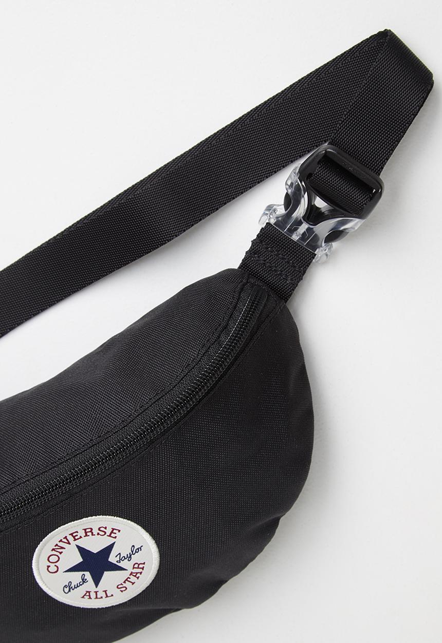 Chuck patch sling pack - black