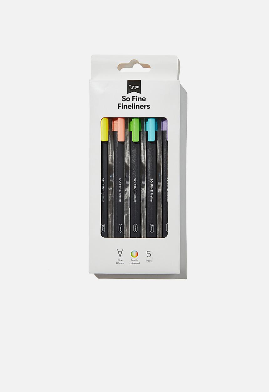 So fine fineliner 5 pack -pastel