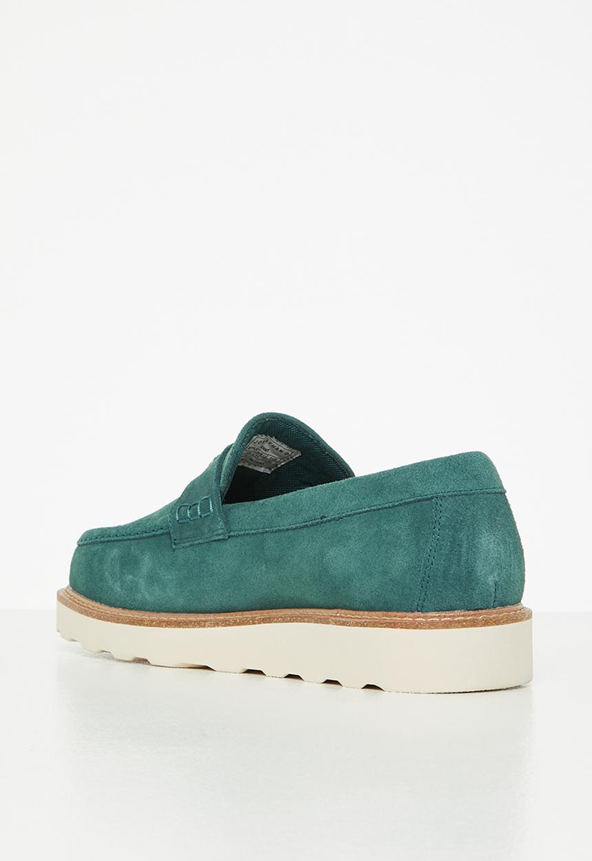 J Scout genuine suede loafer - teal
