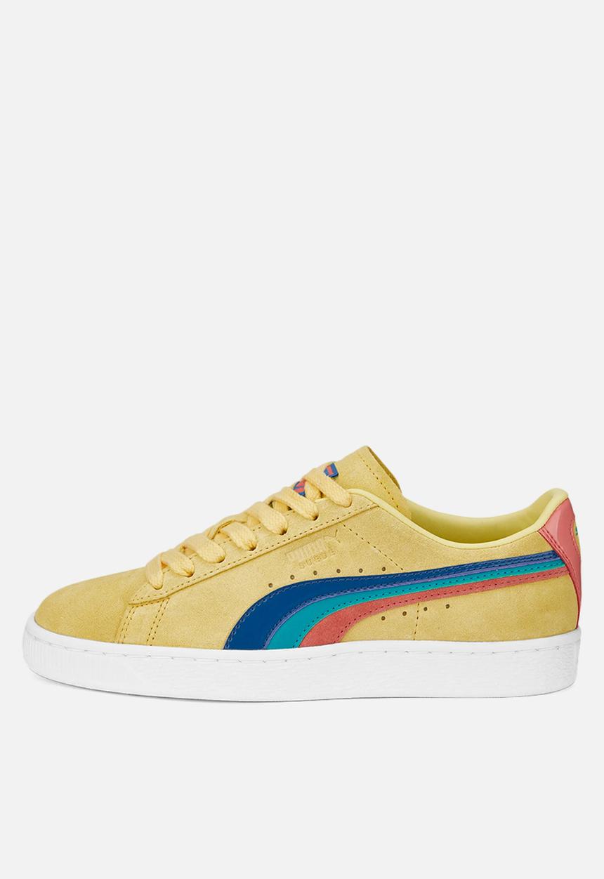 Suede classic triplex wns - 387458 02 - pale lemon/puma white