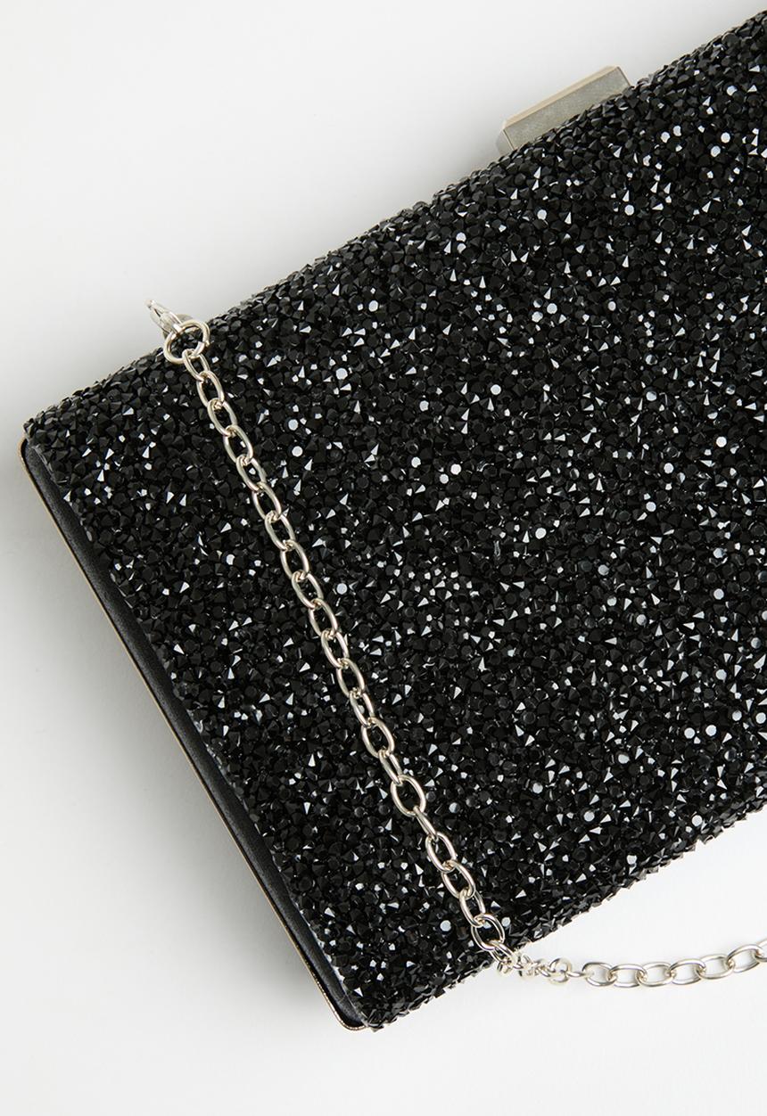 Ellie clutch bag-black