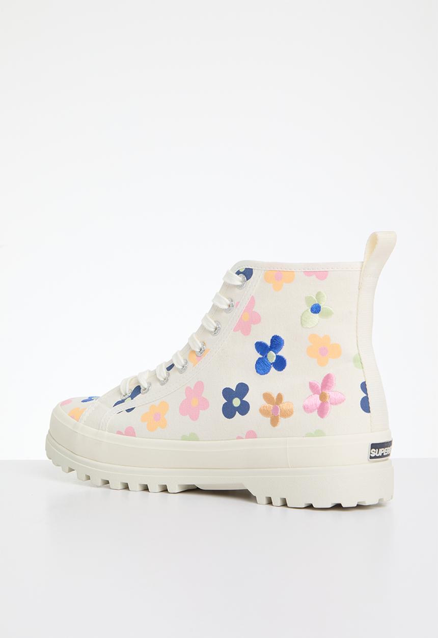 2341 Alpina lil flowers - abz white avorio multi flow - florals