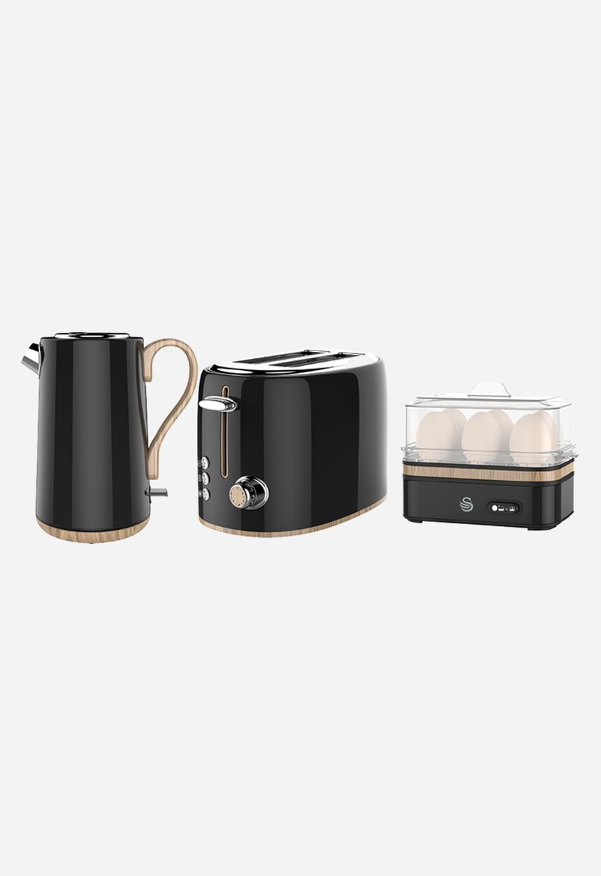 Swan Wooden Breakfast Pack - Black