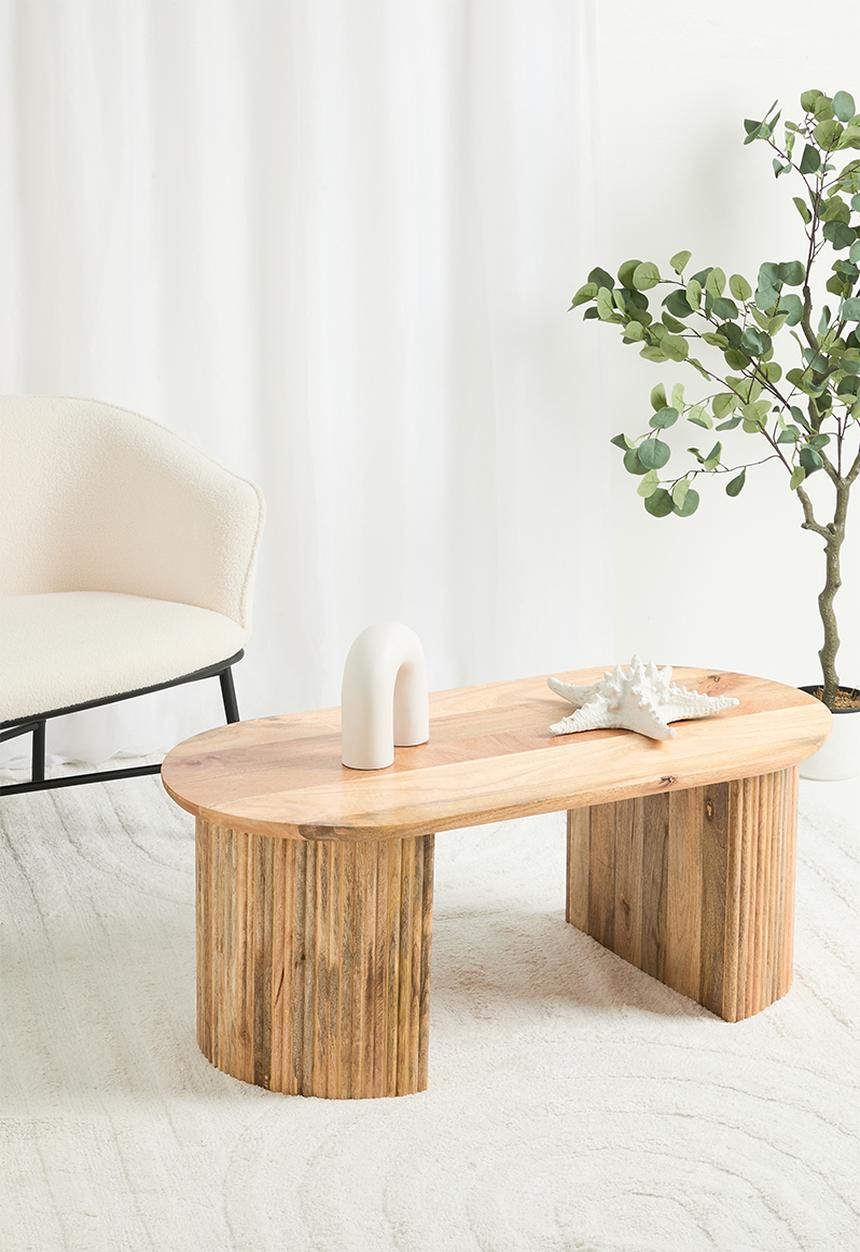 Milani coffee table - natural