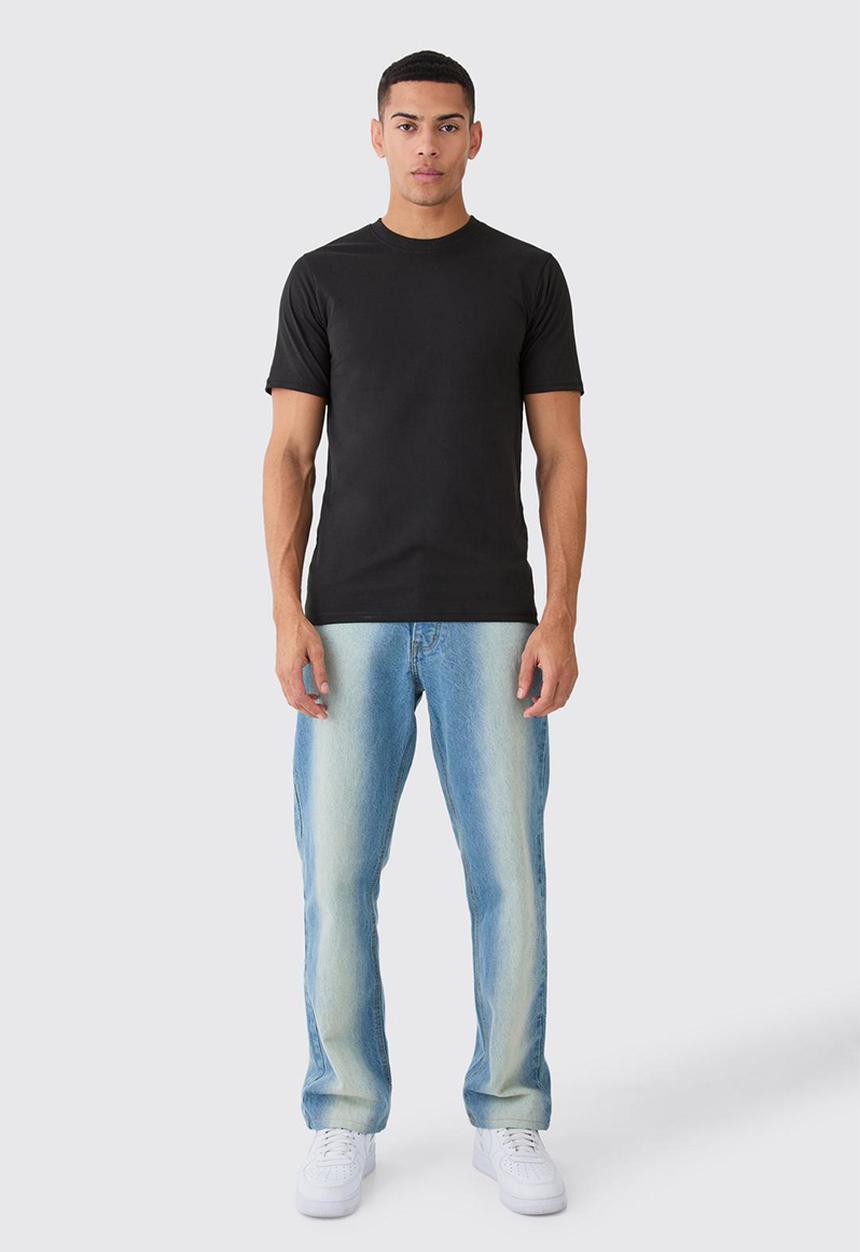 Basic crew neck t-shirt -black