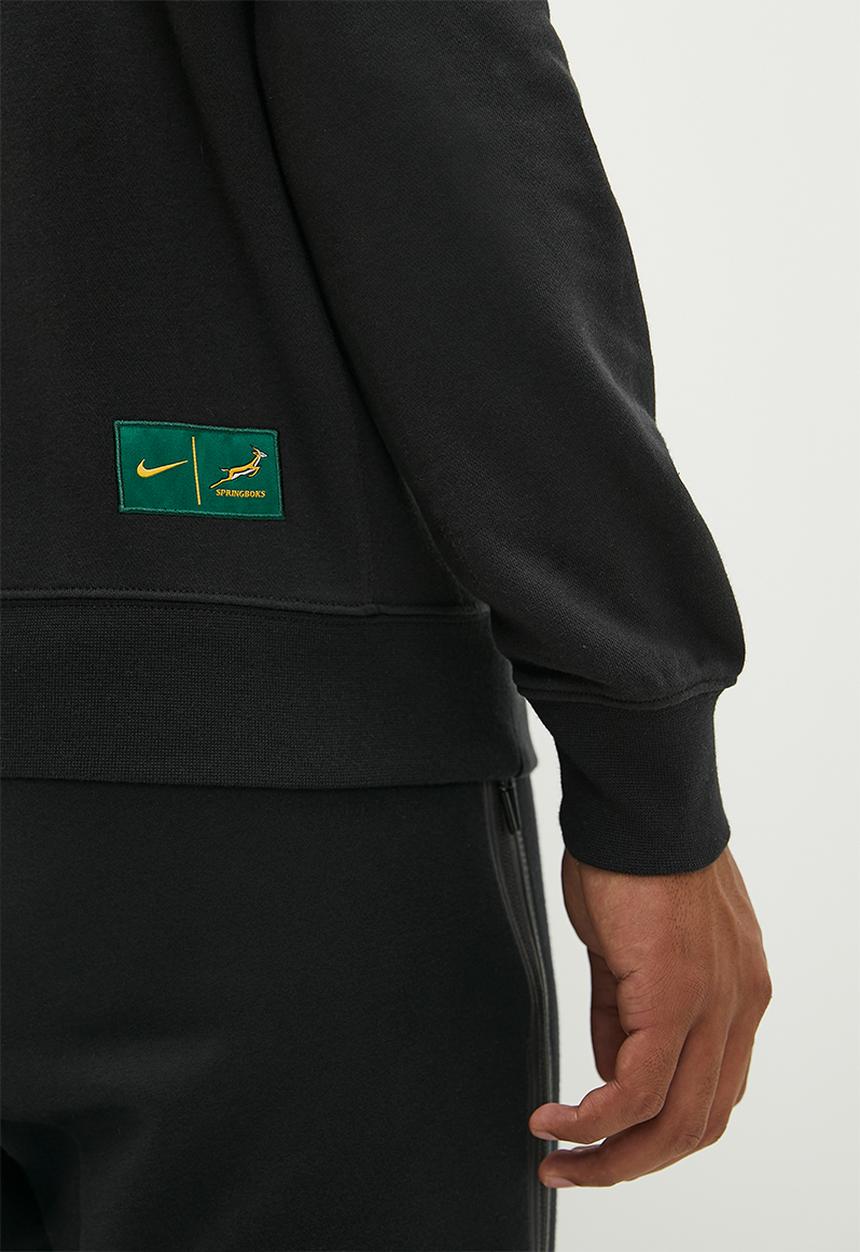 Springbok rugby m nk unity hoodie po ft - black/gorge green/white