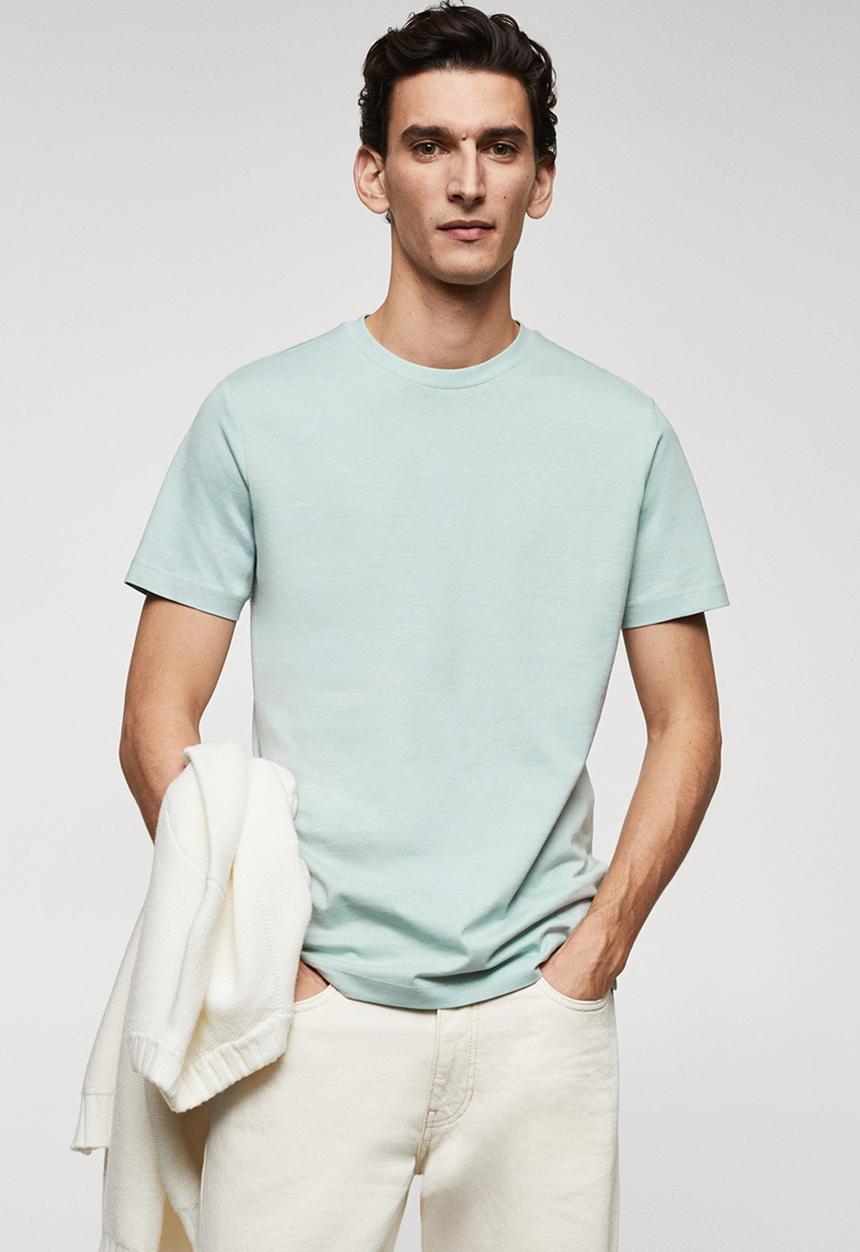 T-shirt cherlo - turquoise