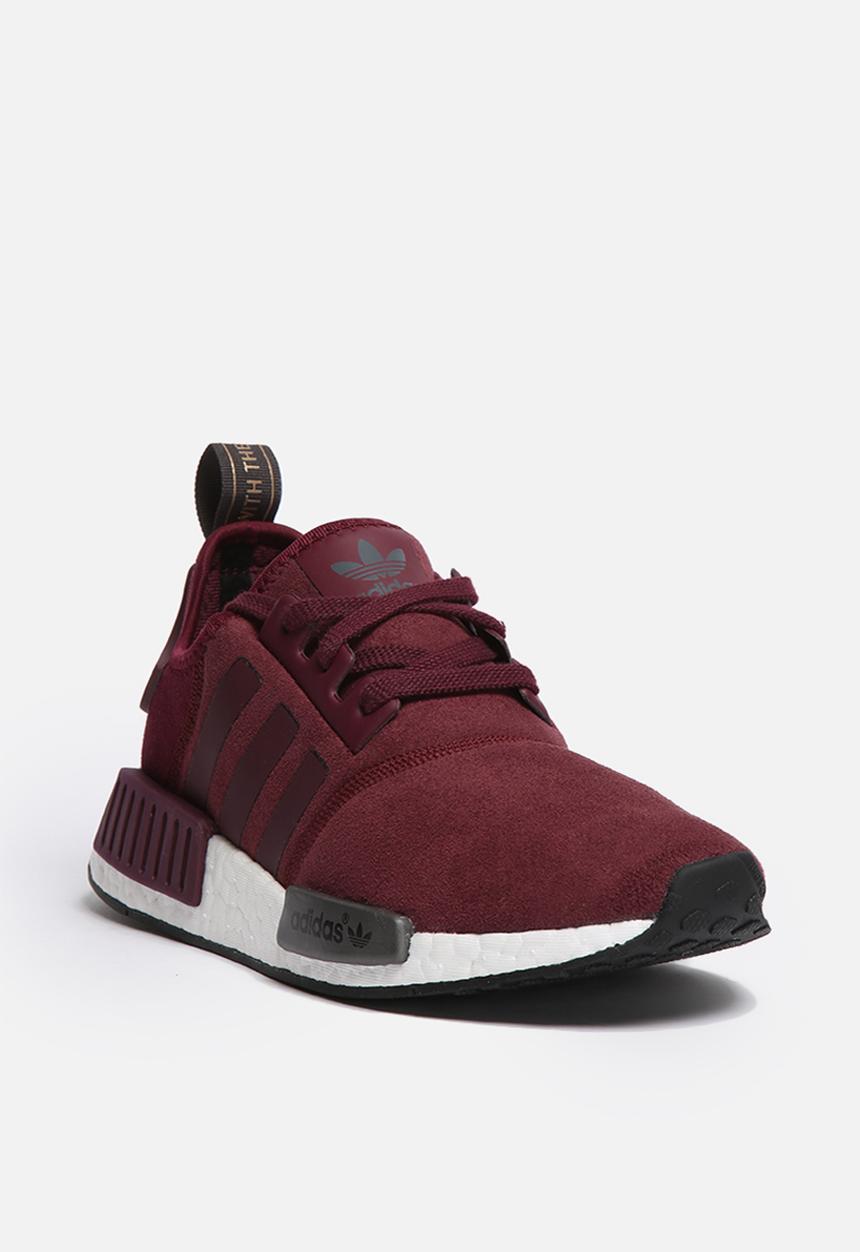 adidas Originals NMD_R1 W - S75231 - Maroon / Solid Grey