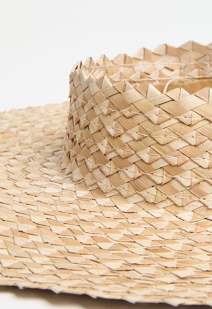 Lisa straw visor-natural
