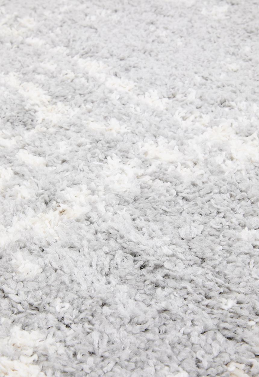 Shaggy Rug Distressed - Grey