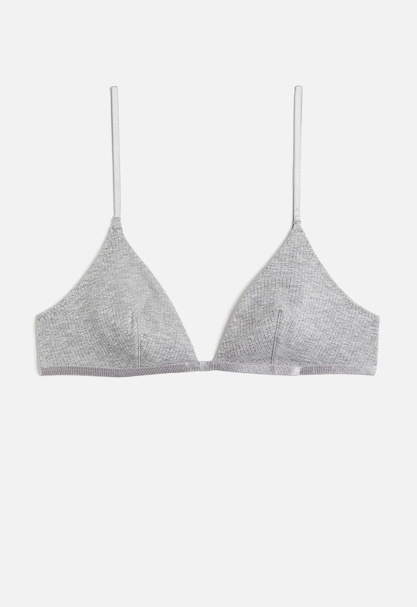 Soft bra - light grey marl - 1196845012
